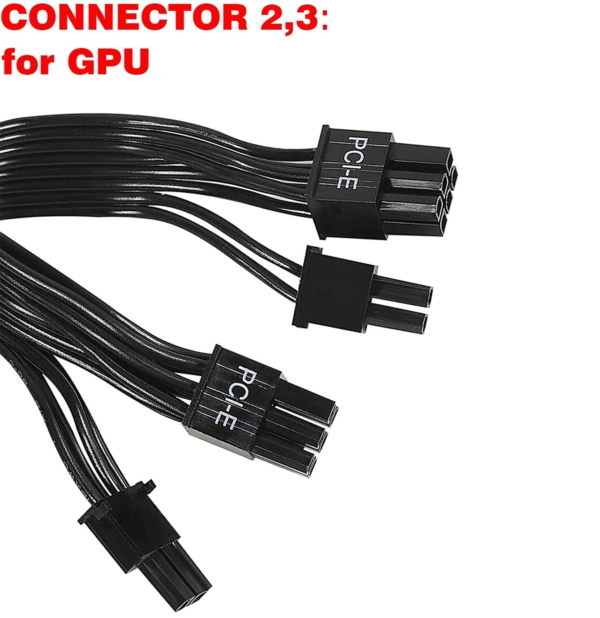 Buy Corsair 8 Pin Male to Dual 8(6+2) Pin PSU Cable in Pakistan