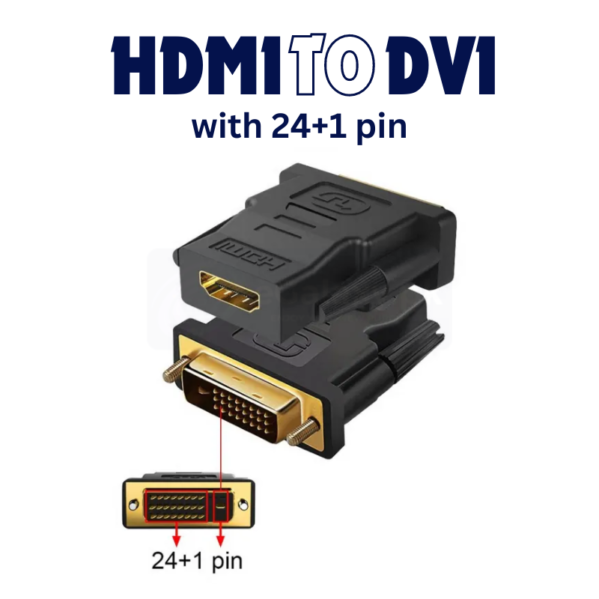 Buy HDMI TO DVI Converter, DVI Male Converter DVI To HDMI 1920*1080P ...